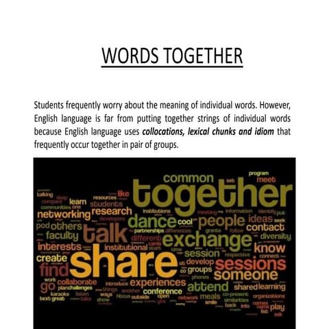 Words together 2 | PPT
