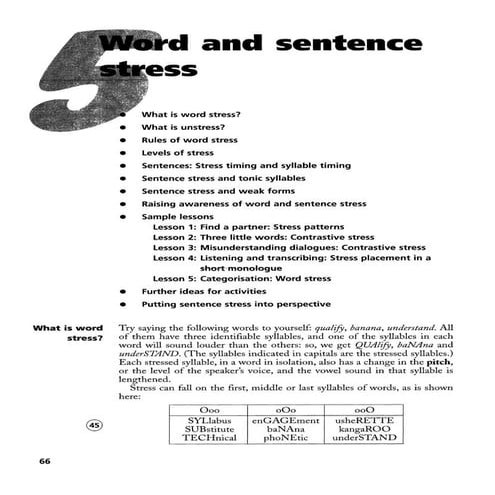 Word stress | PDF