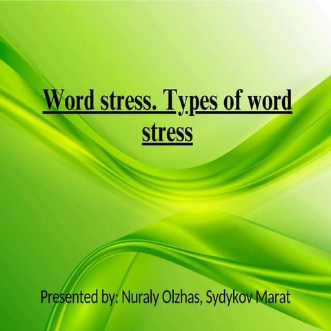 Word Stress_20241025_122016_0000, In English language | PDF