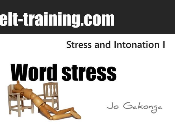 Stress in English | PPTX