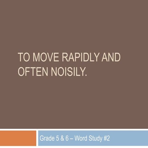 Word study 2 vocabulary practice | PPT