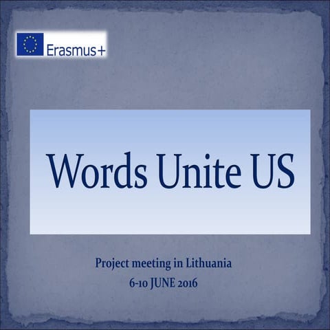 Words Unite Us | PPT