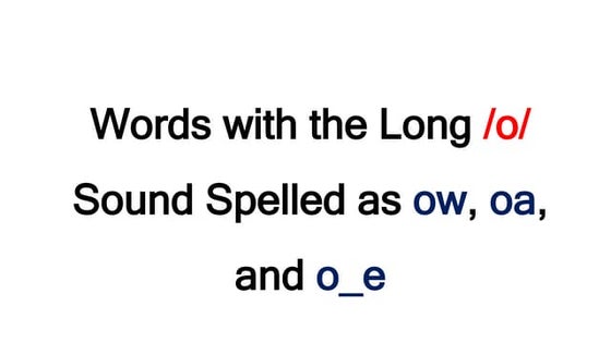 Spelling words ending with -le, -el and -al. | PPT