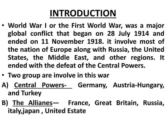 Causes of ww1 | PPT