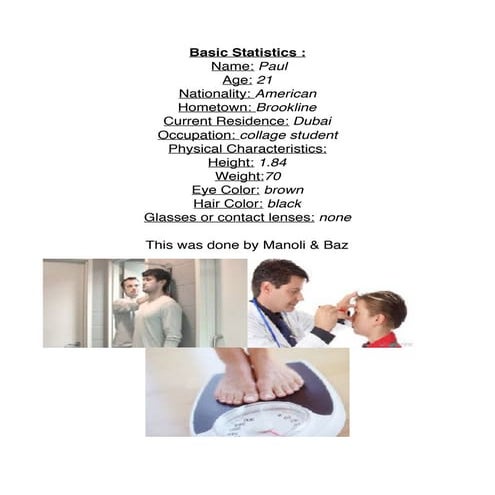 AO2&AO3 This is our character profile | PDF