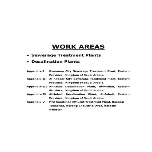 Work Areas App Iii | PDF