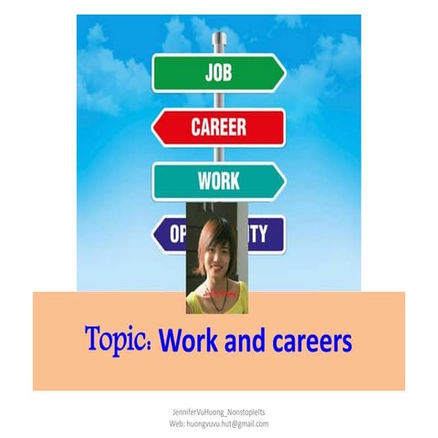 Work and careers topic - Jen | PPTX
