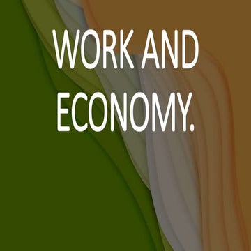Work and economy | PPT