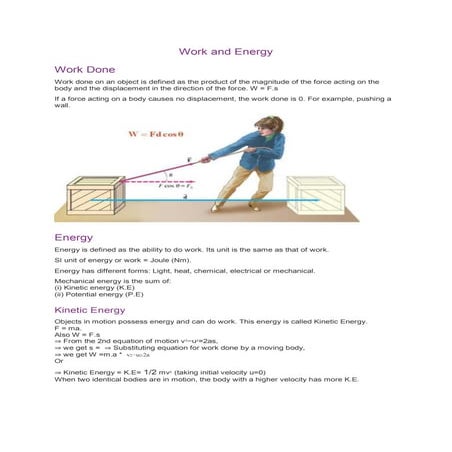 WORK POWER AND ENERGY | PPTX