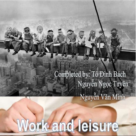 Work and leisure | PPTX