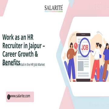 Work as an HR Recruiter in Jaipur – Career Growth & Benefits.pptx