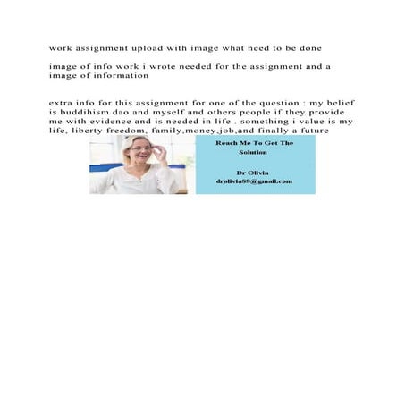 work assignment upload with image what need to be doneimage of i | PDF