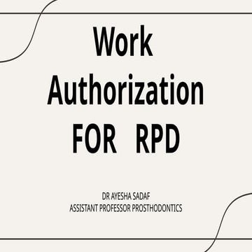 work authorization for removable partial dentures.pptx