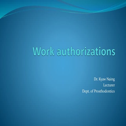Work Authorizations | PPTX