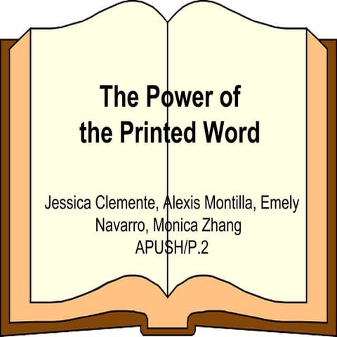 Workbook 35 apush power of the printed word 2 | PDF