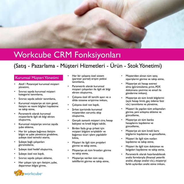 Workcube CRM Fonksiyon Föyü | PDF