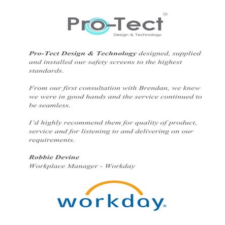 Workday Testimonial for Pro-Tect Design & Technology | PDF