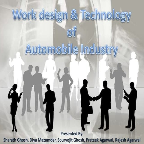 Work design and technology | PPTX