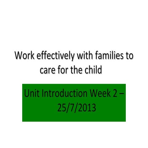 Work effectively intro week 2 | PPT