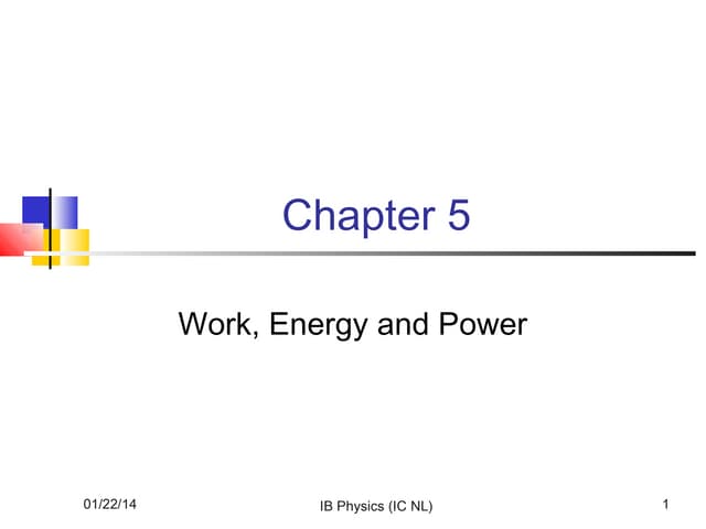 Work, energy and power ppt | PPTX | Physics | Science