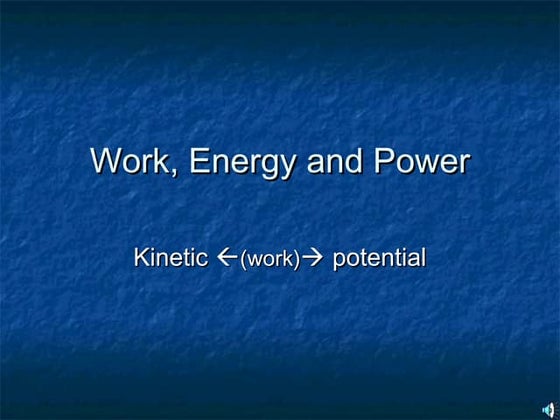Work and Energy class 5 physics science school | PPT