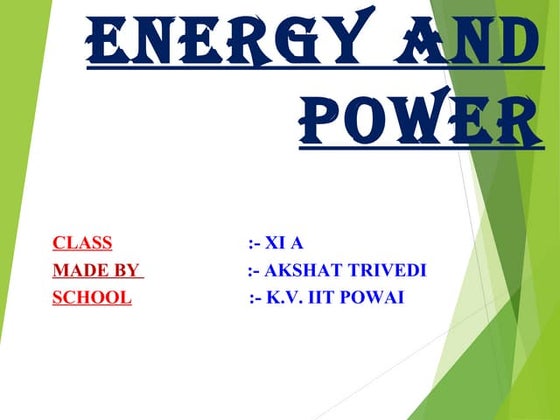 class 9 chapter 11 work and energy very helpful presentation | PPT ...