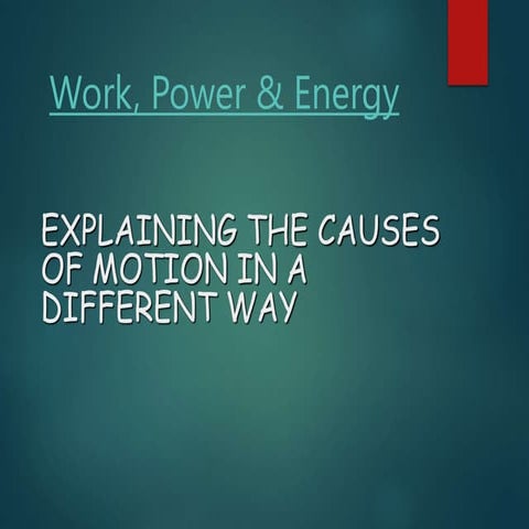 Work, Energy Power rev.ppt