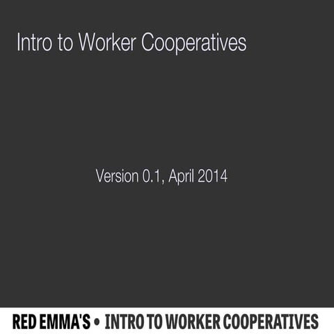Worker Cooperative Intro | PDF