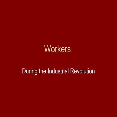 Workers Presentation | PPT