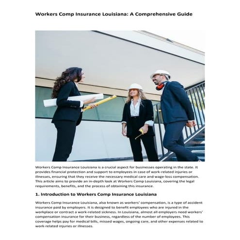 Workers Comp Insurance Louisiana - A Comprehensive Guide.pdf