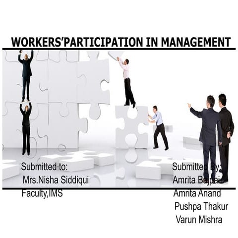 Workers’participation in management | PPT