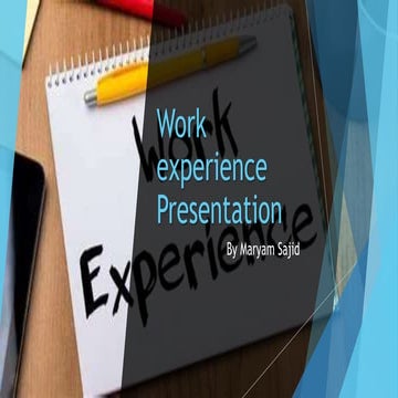 Work experience presentation.pptx