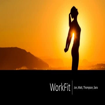 WorkFit Capstone Presentation | PPTX