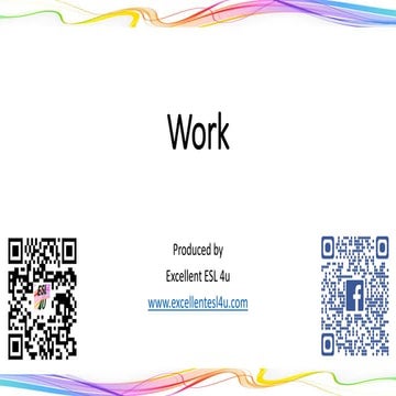 ESL work flashcards | PDF