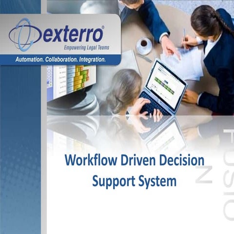 Workflow driven decision support systems | PPT