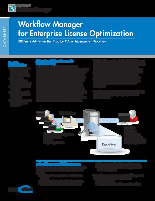 Workflow Manager For Software License Optimization Pdf