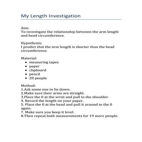 Measurement investigation | DOCX