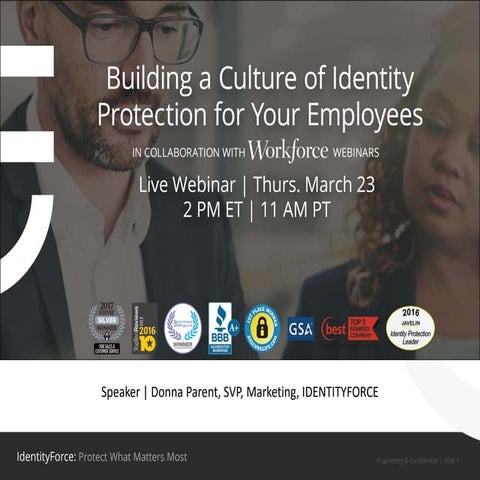 BUILDING A CULTURE OF IDENTITY PROTECTION FOR YOUR EMPLOYEES | PDF