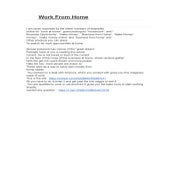 Work From Home | PDF