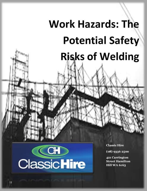 Welding Safety in Construction | PDF