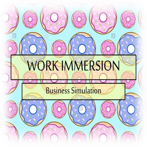 Work immersion ppt | PPT