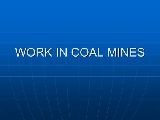 Subsidence in coal mines | PDF