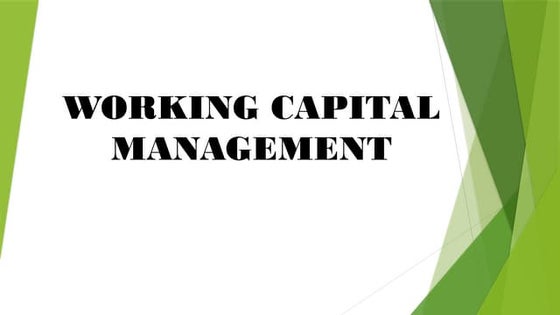 Working Capital Management - final.pptx