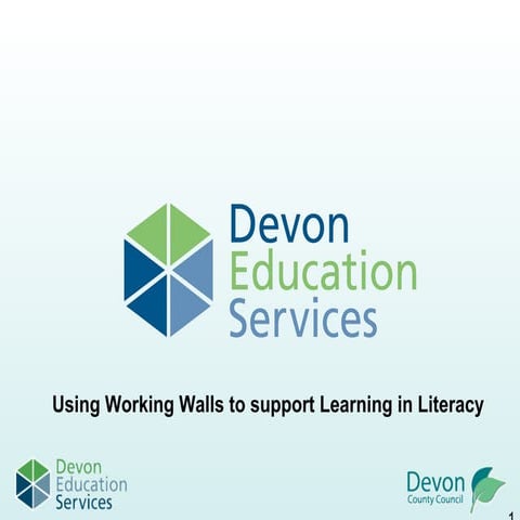 Working Walls in Literacy | PPT