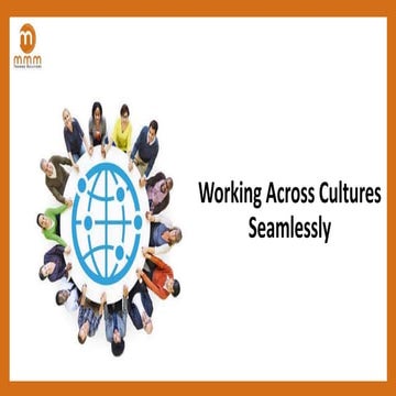 Working Across Cultures Seamlessly | PPTX