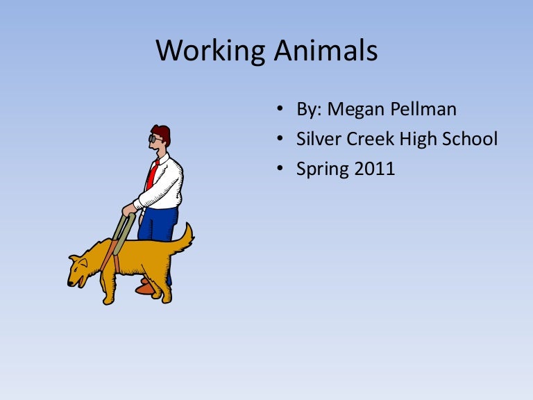 Working animals