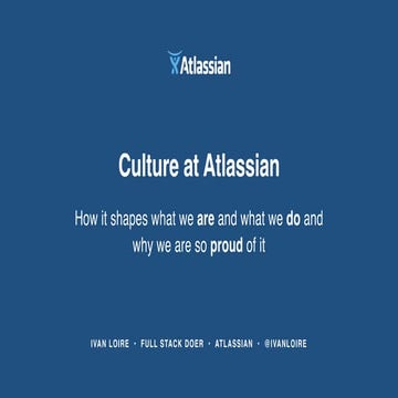 Culture at Atlassian | PDF