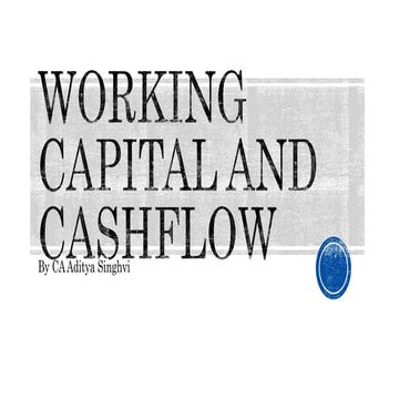 Working capital and cashflow v1 | PPT
