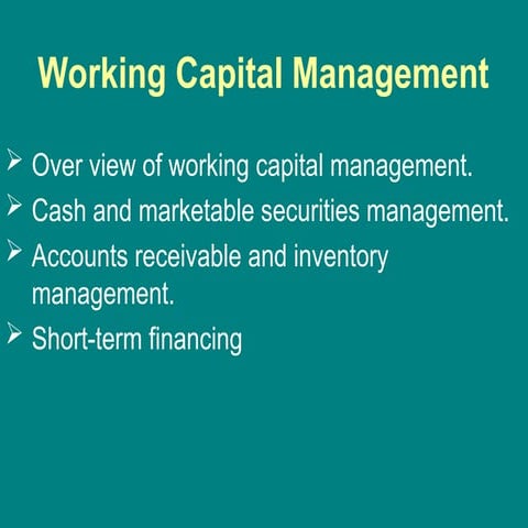 working capital final_041048.ppt Finance | PPT