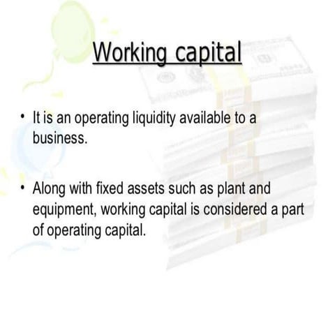 working capital financing:-Tandon committee | PPTX